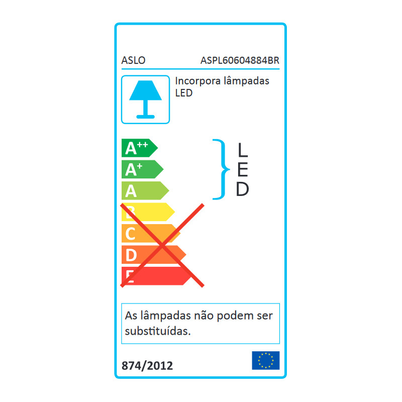 Panneau LED Carré 595 x 595mm 40W 4000K Blanc neutre ASLO