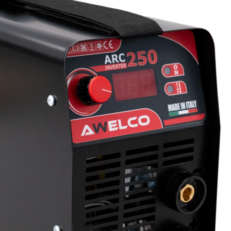 Poste à souder Inverter ARC 250 Soudure MMA 200 Ampères Soudage Ø 1.6 à 5 mm AWELCO