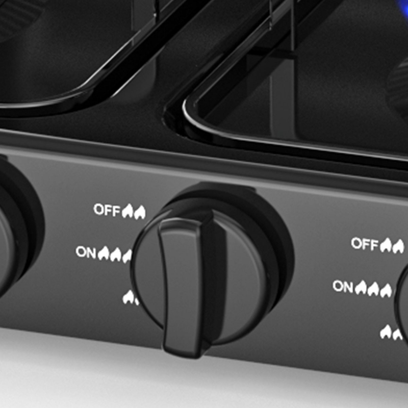 Plaque de cuisson gaz portable 4 feux 8800W Gaz Butane ou Propane