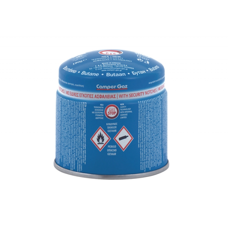 Pack 36 Cartouches Gaz 190g Bouteille Gaz Butane Perçable sécurité Stop ...